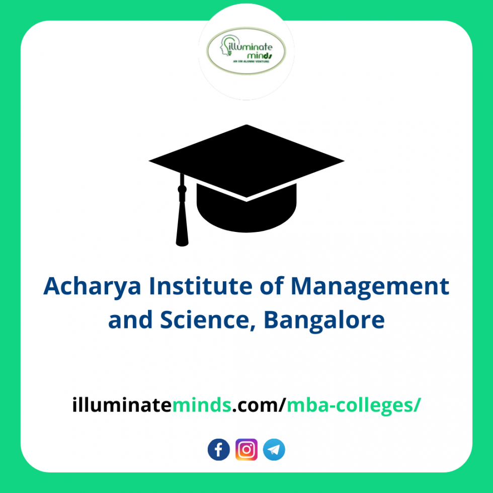 Acharya Institute of Management and Science AIMS, Bangalore ...