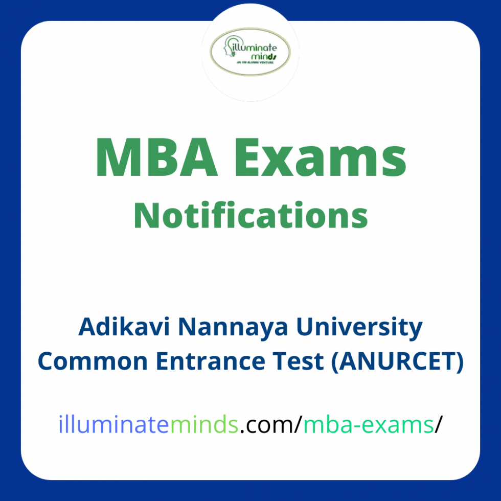 Adikavi Nannaya University Common Entrance Test (ANURCET) - Illuminate ...
