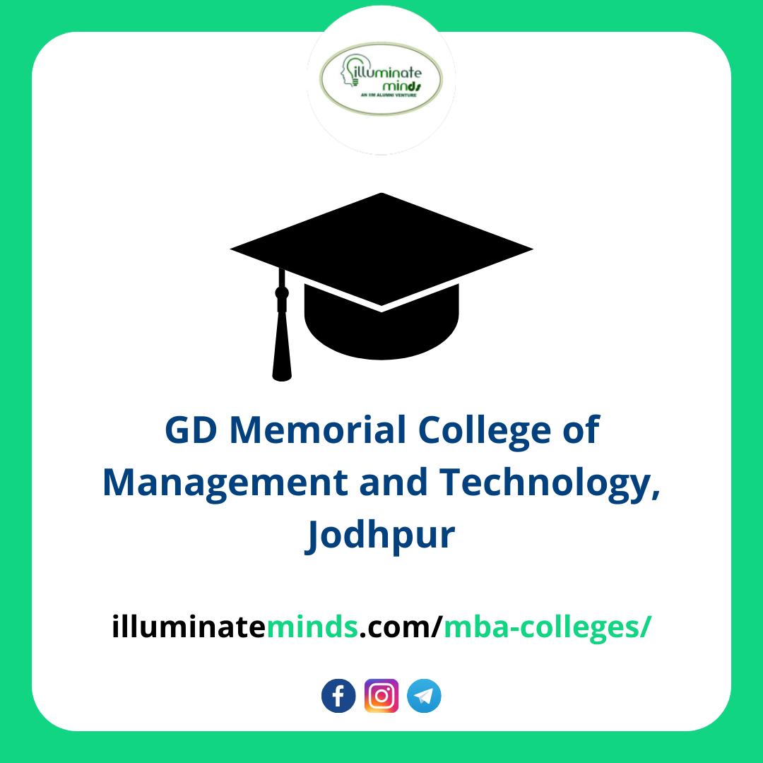 GD Memorial College of Management and Technology, Jodhpur - Illuminate ...