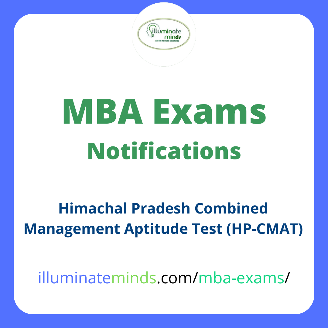 Himachal Pradesh Combined Management Aptitude Test (HP-CMAT ...