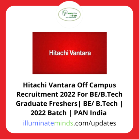 Hitachi Vantara Off Campus Recruitment 2022 For BE/B.Tech Graduate ...