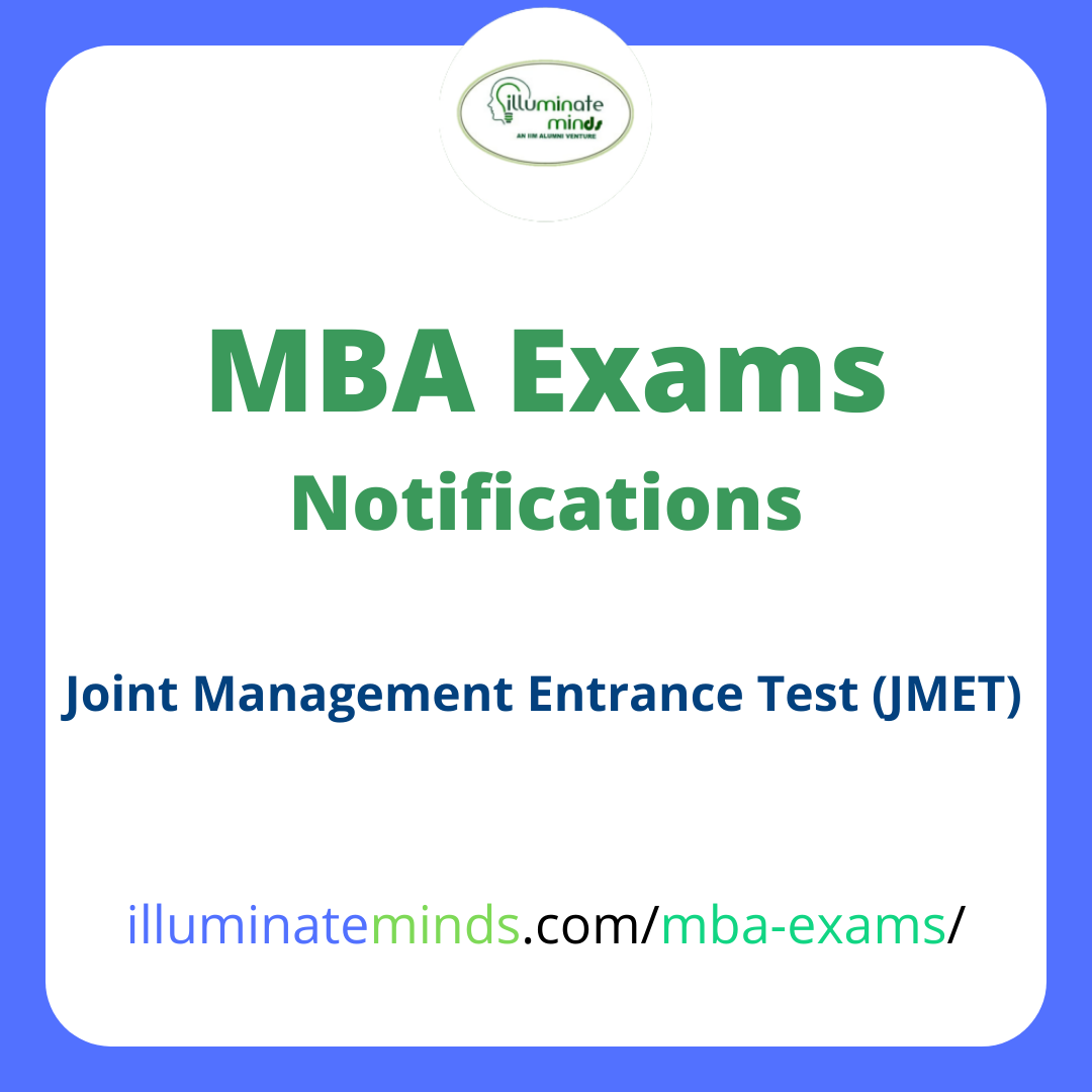 Joint Management Entrance Test (JMET) - Illuminate Minds