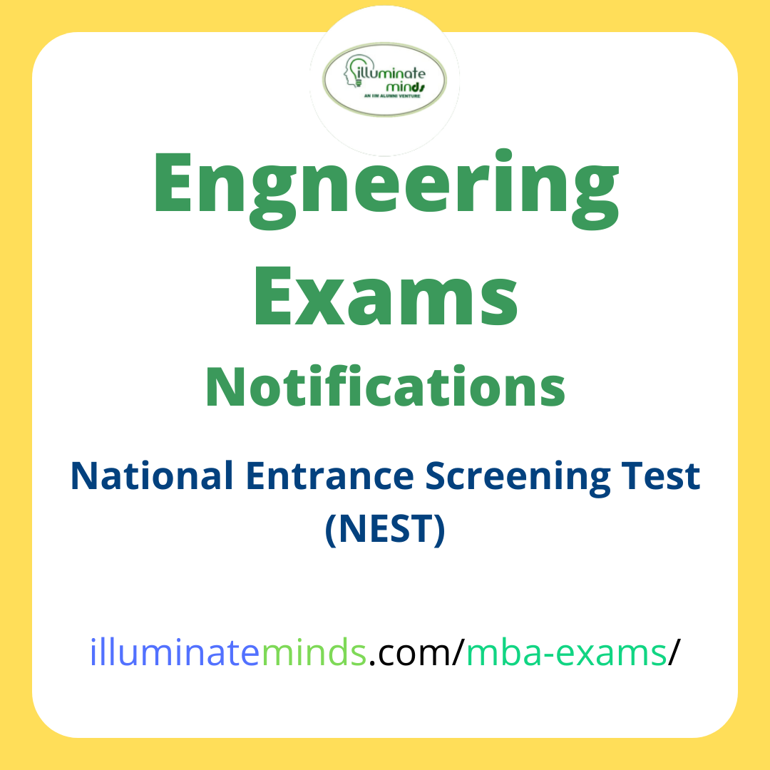 National Entrance Screening Test (NEST) - Illuminate Minds