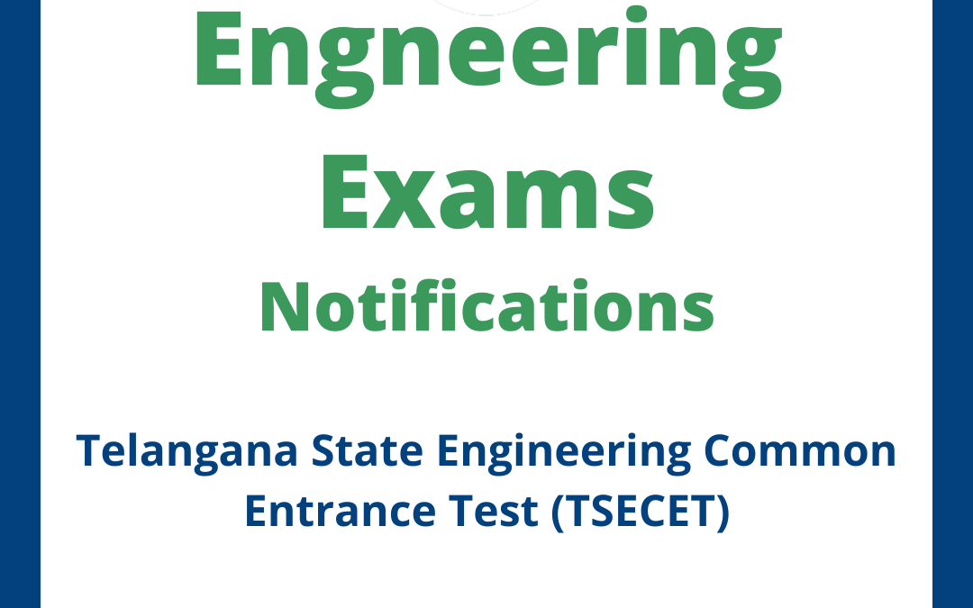 Telangana State Engineering Common Entrance Test (TSECET) - Illuminate ...